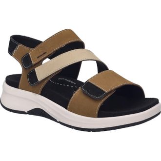 Josef Seibel Damen Sandale Estelle 06 in castagne-kombi