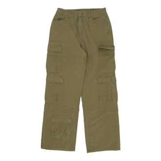 Karl Kani Cargo Hose mit Signature Multipocket Design - - Trousers - Damen - Gr&uuml;n - L