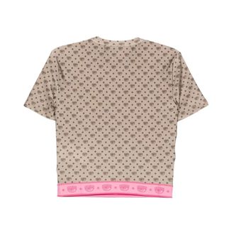 Chiara Ferragni 146 T-Shirt - - Tops - Damen - Beige - XS