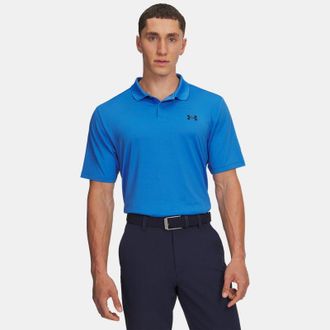 Under Armour Matchplay Polo f&uuml;r Herren Blau Atlantis / Midnight Blaue Marine XXL