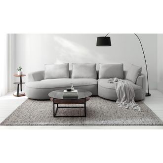 Studio Copenhagen home24 Bigsofa Grau Webstoff Saia 322 x 82 x 154cm Ausrichtung rechts Modern