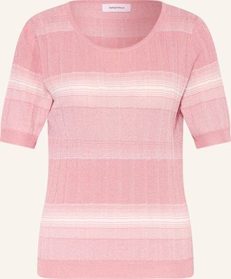 Darling Harbour Darling Harbour Strickshirt Mit Glitzergarn rosa