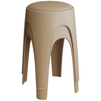 Generic 18.9Zoll stapelbare St&uuml;hle mit gepolsterten Sitzen, Runde Nesting Plastik f&uuml;r Flexible Klassenzimmer, Familie Versammlung, Langlebige R&uuml;ckenlose, Bunt