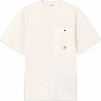 Stone Island Homme, Tops, Beige, Taille: XL T-Chemises
