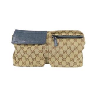 Gucci unisex, Pre-owned, Beige, Taille: ONE Size Pre-owned Vintage GG Canvas Fanny Pack