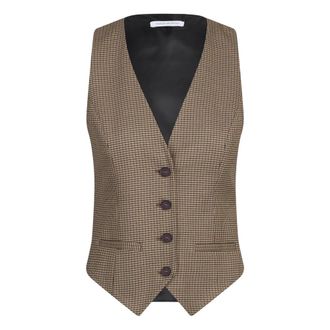 Mar De Margaritas Massgeschneiderte Weste - - Suits - Damen - Braun - S