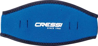 Cressi Neoprenuberzug Mask Strap Cover, blau
