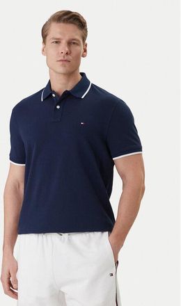 Tommy Hilfiger Poloshirt Pique MW0MW42748 Dunkelblau Regular Fit