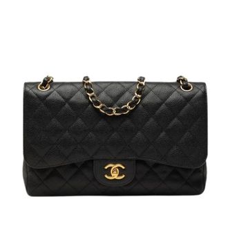 Chanel Pre-owned Double Flap Shoulder Bag - - Pre-owned - Damen - Schwarzk - ONE SIZE