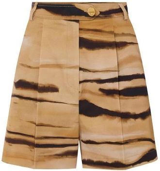 Elisabetta Franchi Femme, Shorts, Brun, Taille: 44 FR Drill Shorts