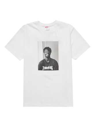 SUPREME t-shirt Thrasher Harold à imprimé graphique - Blanc