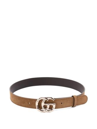 Gucci G&uuml;rtel - Gg Marmont Belt - Gr. 100 - in Braun - f&uuml;r Damen