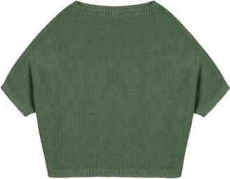 Talking Walls Femme, Pulls, Vert, Taille: 34 FR Pull Relax Coupe D&eacute;contract&eacute;e