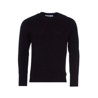 Barbour Homme, Pulls, Noir, Taille: M Chunky Ribbed Crew-neck Sweater