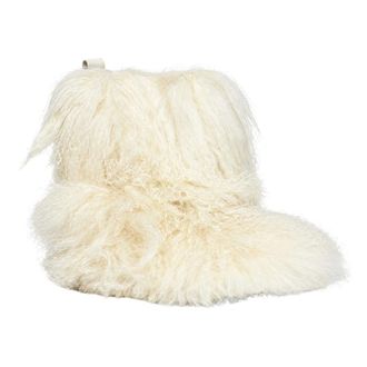 UGG Bottes Classic Short Fluff Momma - Femme - Chaussures - Beige - Taille: 37 EU