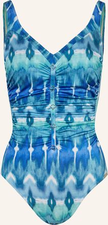 Charmline Charmline Shape-Badeanzug Ikat Energy blau