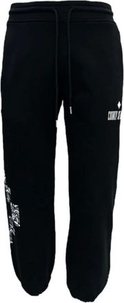 Marcelo Burlon Homme, Pantalons, Noir, Taille: XS Slim Fit Pantalons