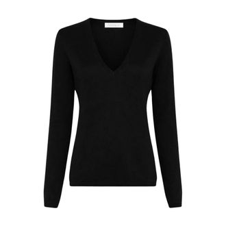 Gabriela Hearst Femme, Pulls, Noir, Taille: 38 FR Clementia V-neck