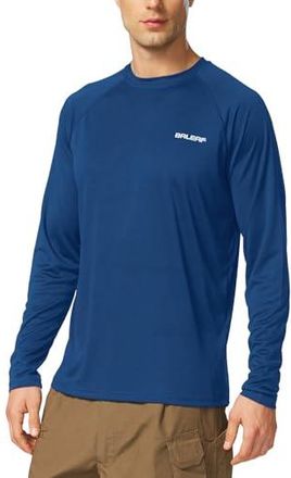 Baleaf T-Shirt Anti-UV Homme Rashguard Manche Longue et Court Tee Shirt Protection Solaire L&eacute;ger S&eacute;chage Rapide pour Baignade Surf P&ecirc;che Natation Plong&eacute;e Pla