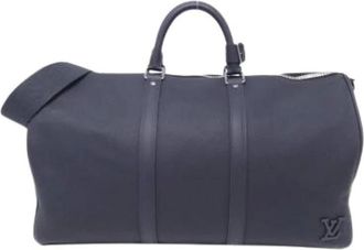 Louis Vuitton unisex, Pre-owned, Bleu, Taille: ONE Size Sac Week-end Vintage Pre-owned