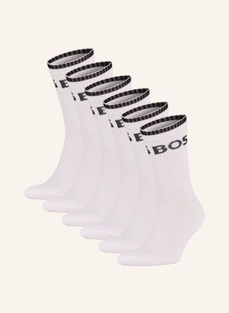 HUGO BOSS 6er-Pack Socken Qs weiss