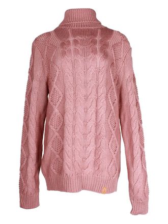 Tod's pull torsad&eacute; &agrave; col roul&eacute; - Rose