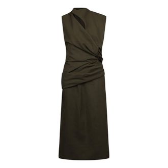 Jil Sander Damen, Kleider, Gr&uuml;n, LGr&ouml;&szlig;e