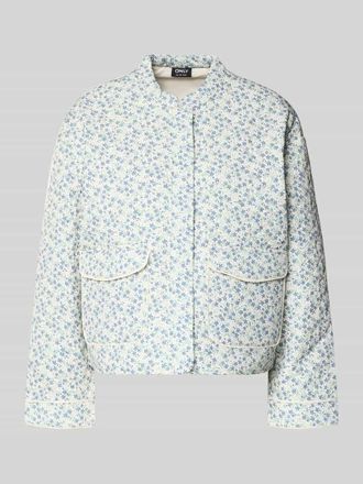 Only Regular Fit Hemdjacke mit Allover-Muster Modell HALLIE