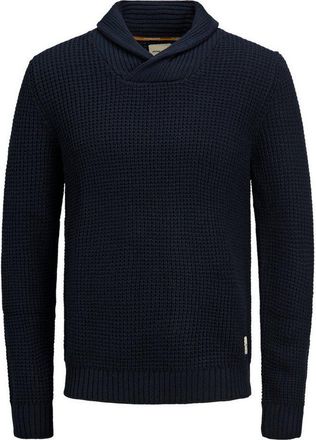 Jack & Jones Strickpullover Herren Pullover Strick Sweater JJENICK KNIT SHAWL NECK NOOS