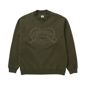 C.P. Company Rundhals-Sweatshirt - - Sweatshirts & Hoodies - Herren - Gr&uuml;n - XS