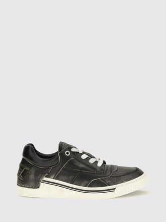 Fendi Baskets basses Fender en cuir de veau avec semelle en caoutchouc