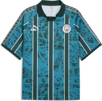 Puma Maillot r&eacute;tro KING Manchester City Homme, Accessoires, Bleu, 3XL