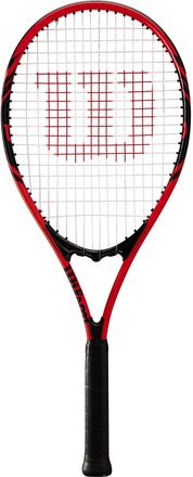 Wilson Damen/Herren-Tennisschl&auml;ger, Anf&auml;nger, Federer, Griffst&auml;rke 1, Aluminium, Rot/Schwarz, WRT30480U1