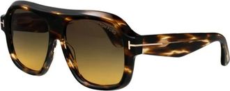 Tom Ford Femme, Accessoires, Brun, Taille: 56 MM Lunettes de soleil Rhonda