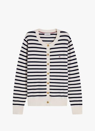 Tommy Hilfiger Gilet en coton m&eacute;lang&eacute;