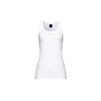 Pinko Stilvolles &auml;rmelloses Top - - Tops - Damen - Wei&szlig; - XL