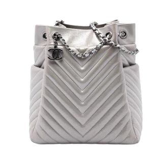 Chanel Sac seau matelass&eacute; Pre-owned - Femme - Pre-owned - Gris - Taille: ONE Size