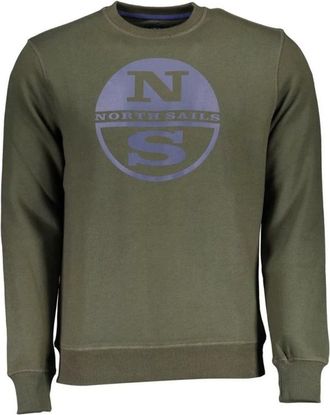 North Sails Homme, Sweatshirts et sweats &agrave; capuche, Vert, Taille: 2XL Crew Neck SweaT-shirt Classic Logo