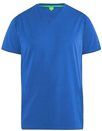 D555 Duke T-shirt en coton pour homme Signature King Size, bleu, 7XL