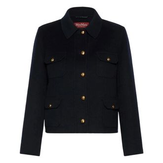 Max Mara Venere Jacke - - Jackets - Damen - Blau - L