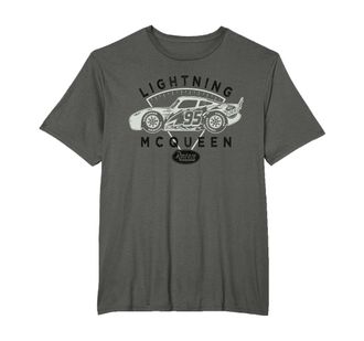 Pixar Disney and Pixars Cars Lightning McQueen Profile Rust-Eze T-Shirt