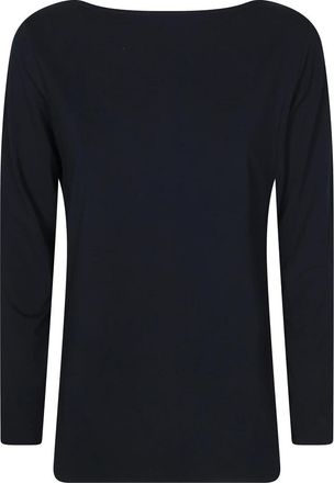 Alpha Studio Femme, Tops, Bleu, Taille: 38 FR T-Shirt ML COT Stretch