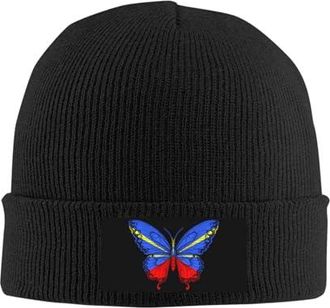 Generic Bonnet Tricot&eacute; Papillon du Drapeau des R&eacute;unionnais De L&Icirc;le De La R&eacute;union Hommes Bonnets Doux Et Chaud Respirant Chapeau Unisexe, pour Sommeil, Sport, 