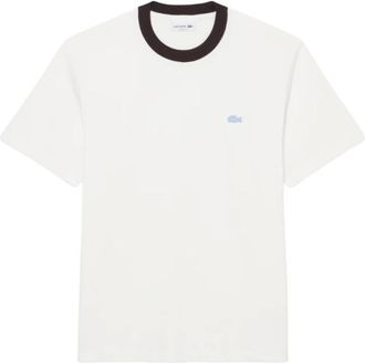 Lacoste Homme, Tops, Blanc, Taille: XS T-shirt Color-block