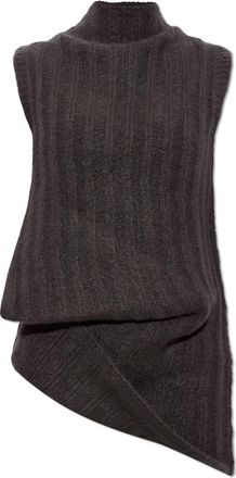 Rick Owens Cashmere Weste - - Knitwear - Damen - Gr&uuml;n - S