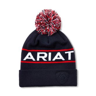 Ariat Mens Team Beanie Hat in Team Navy, Size OS, by Ariat
