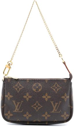 Louis Vuitton Crossbody Bags - Monogram Mini Pochette Accessoires - Gr. unisize - in Braun - f&uuml;r Damen