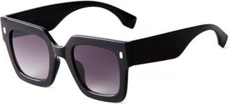 Generic Lunettes de soleil surdimensionnées pour homme et femme avec verres dégradés, c1, Taille unique