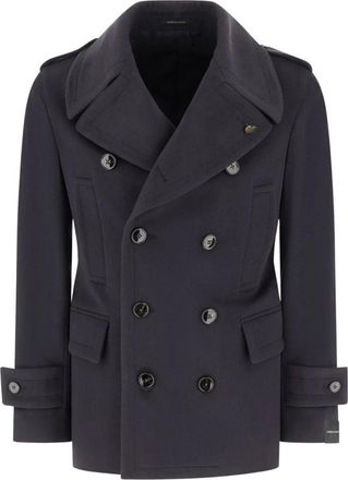 Gabriele Pasini Woll-Kaschmir-Mantel - - Coats - Herren - Blau - L