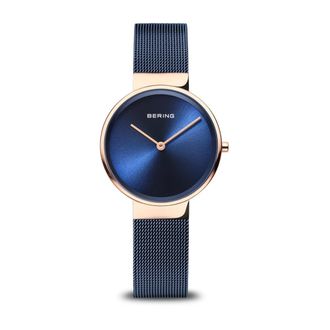 Bering Bering, Femme, Accessoires, Bleu, Taille: ONE Size Montre pour femme Classic 31 mm Bracelet milanais 14531-367